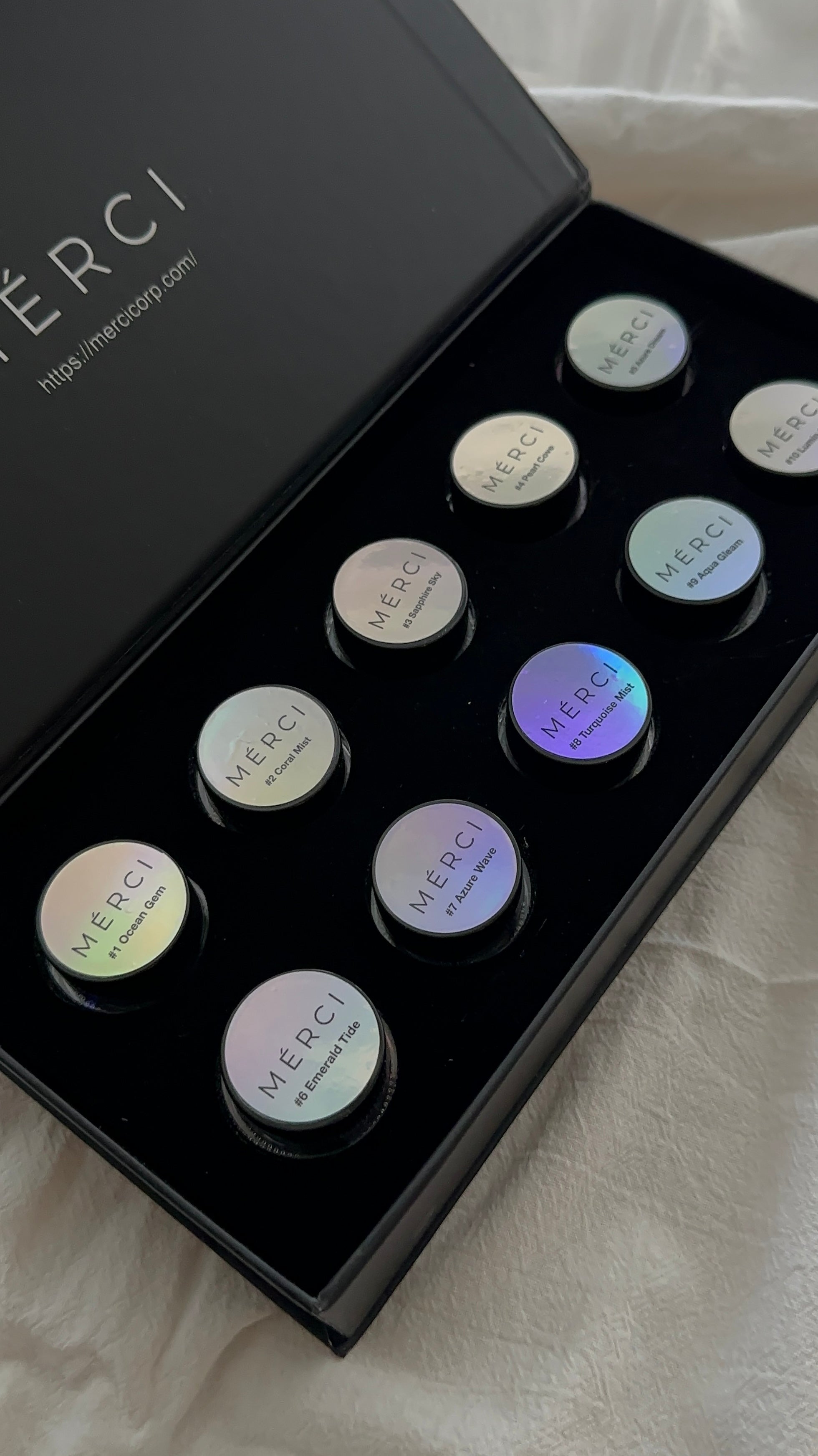 Moonlight Chrome Set of 10 color + color chart – MERCI& Co